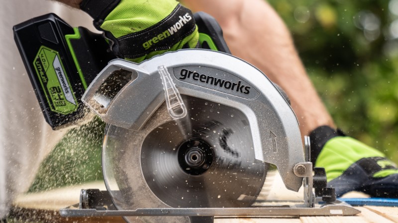 Купить Циркулярная пила аккумуляторная Greenworks GD24CS, 24V ...
