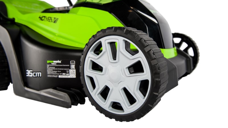 Купить Газонокосилка аккумуляторная Greenworks, 40V, G40LM35K4, 35 см ...
