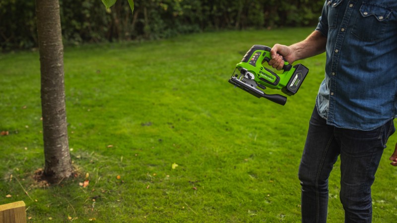 Купить Лобзик аккумуляторный Greenworks GD24JS, 24V, бесщеточный без ...
