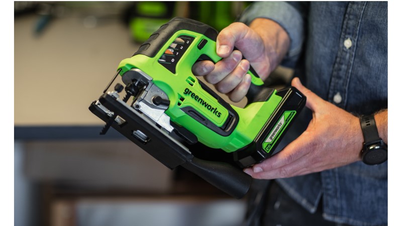 Купить Лобзик аккумуляторный Greenworks GD24JS, 24V, бесщеточный без ...